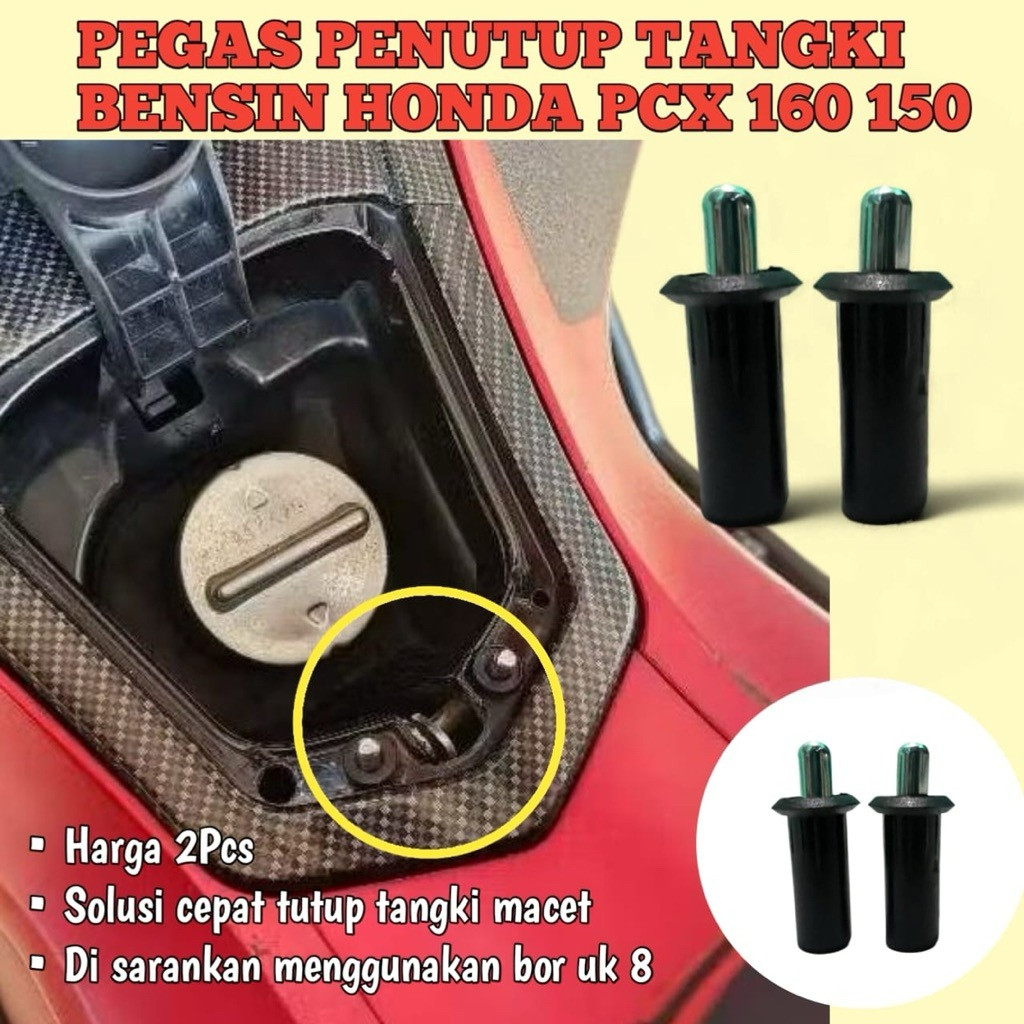 Jual Pegas Penutup Tangki Bensin PCX ADV / Pentolan Per Pegas Tangki ...