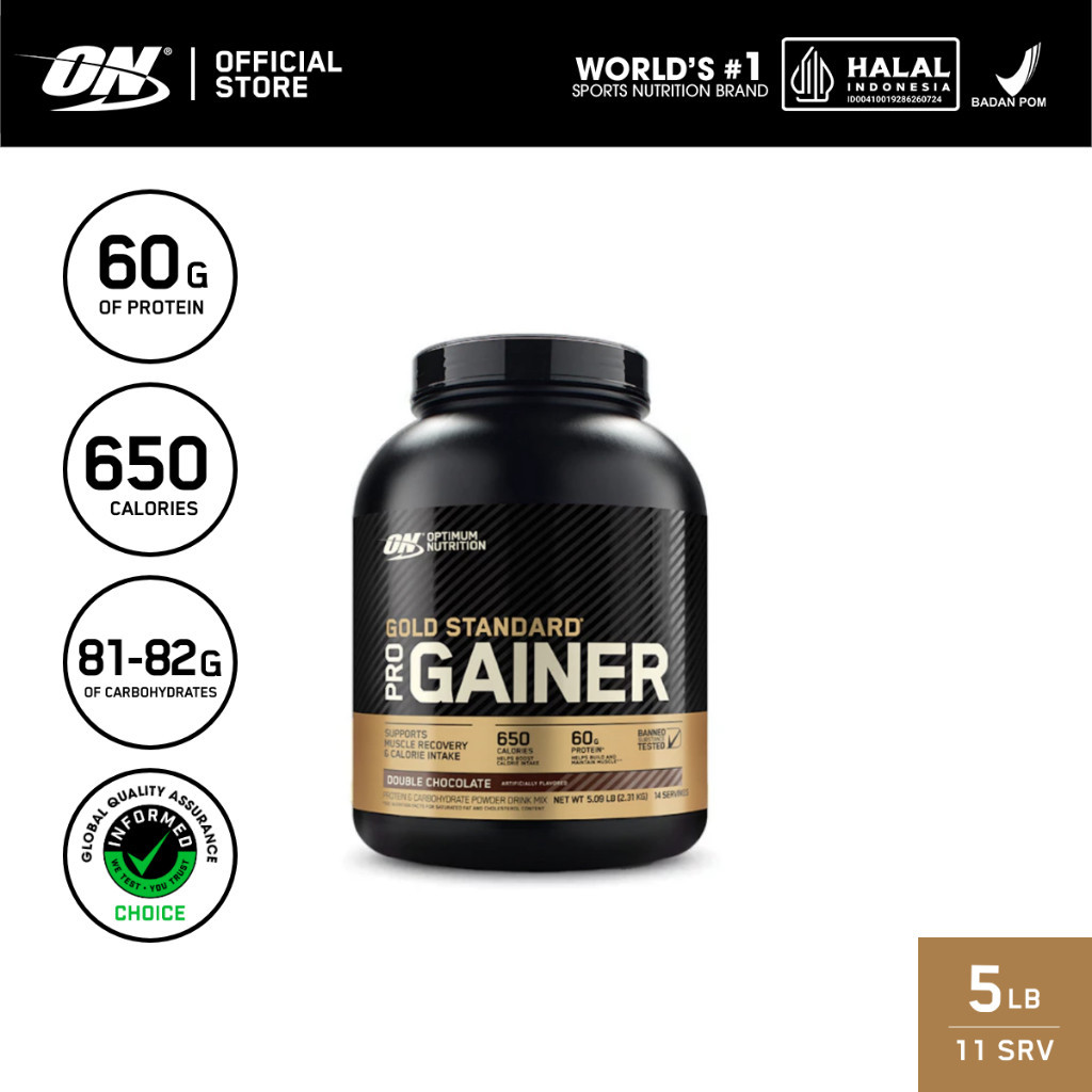 Jual Optimum Nutrition Gold Standard Pro Gainer 5 lbs - Weight Gainer ...