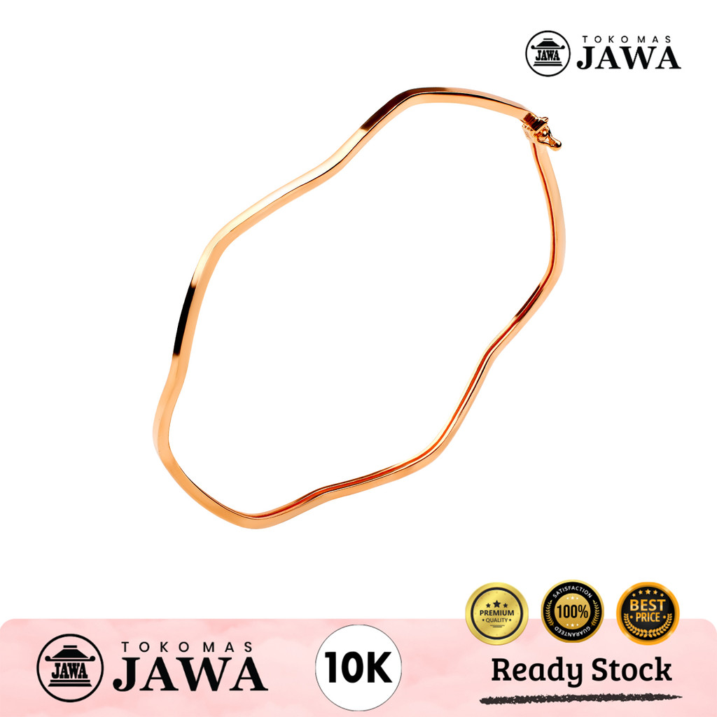 Jual Gelang Bangle Emas Carthin Wave Kadar 10 Karat Toko Mas Jawa ...