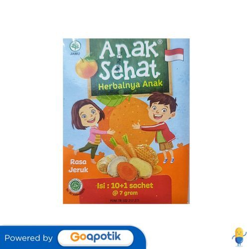 Jual Jamu Anak Sehat Rasa Jeruk 7 Gram Box 10 + 1 Sachet | Shopee Indonesia