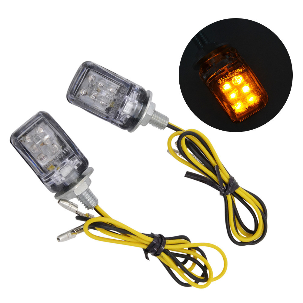 Jual LED Motorcycle Mini Turn Signal Lights Blinker flashing Incator ...