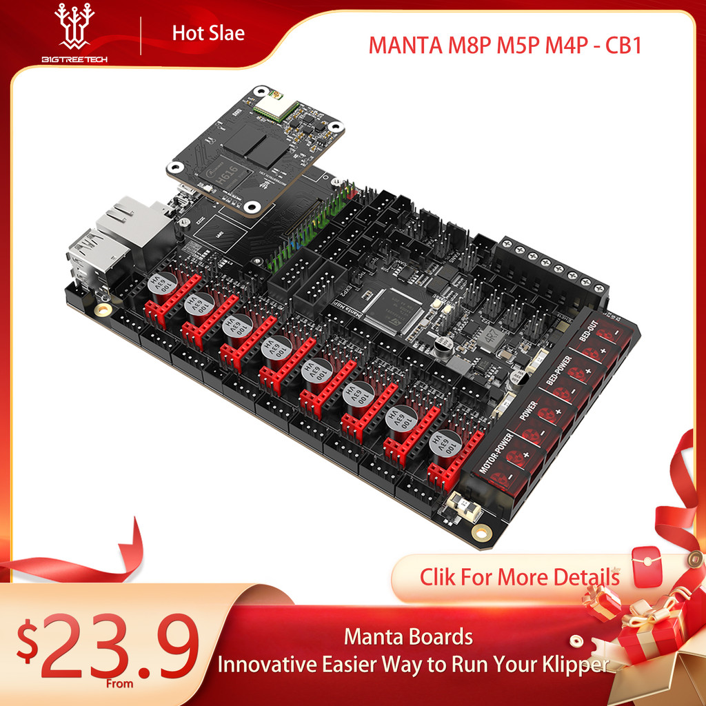 Jual BIGTREETECH MANTA M8P M5P M4P Motherboard 32bit Klipper Marlin VS ...