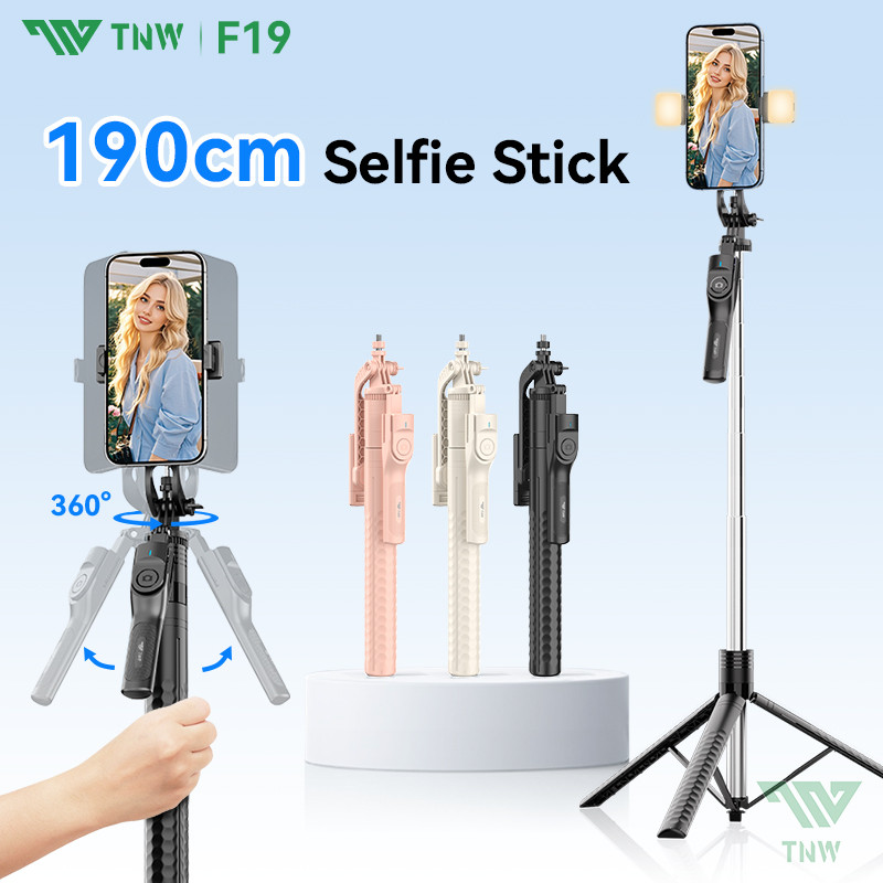 Jual TNW F19 190CM Tongsis Tripod L16 360° Rotasi Selfie Stick ...