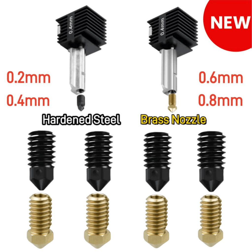 Jual For Bambu Lab A1 Accessories Bambu Lab A1 Mini Nozzle Kit Brass ...