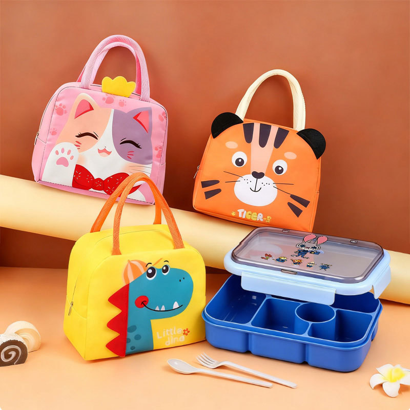 Jual Leak Proof 5 Compartment 1300ML Lunch Box Cartoon Handheld ...