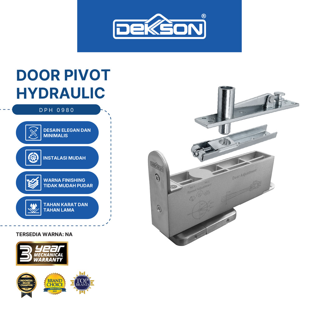 Jual DEKKSON Engsel Pivot Door Pivot Hydraulic DPH 0980 | Shopee Indonesia