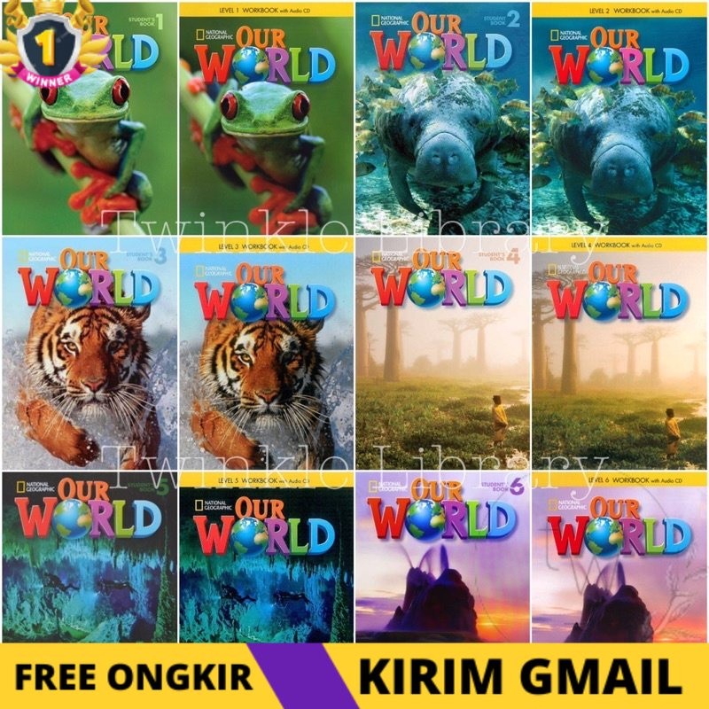 Jual KS Our World 1 2 3 4 5 6 Student’s Book Workbook Audio - National ...