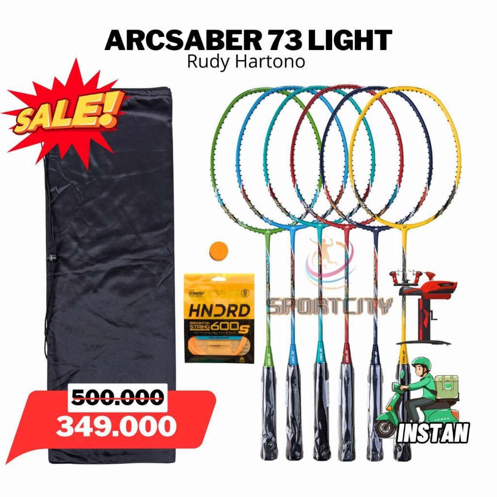 Jual RAKET BADMINTON YONEX ARCSABER 73 LIGHT & NANORAY 72 RUDI HARTONO ...