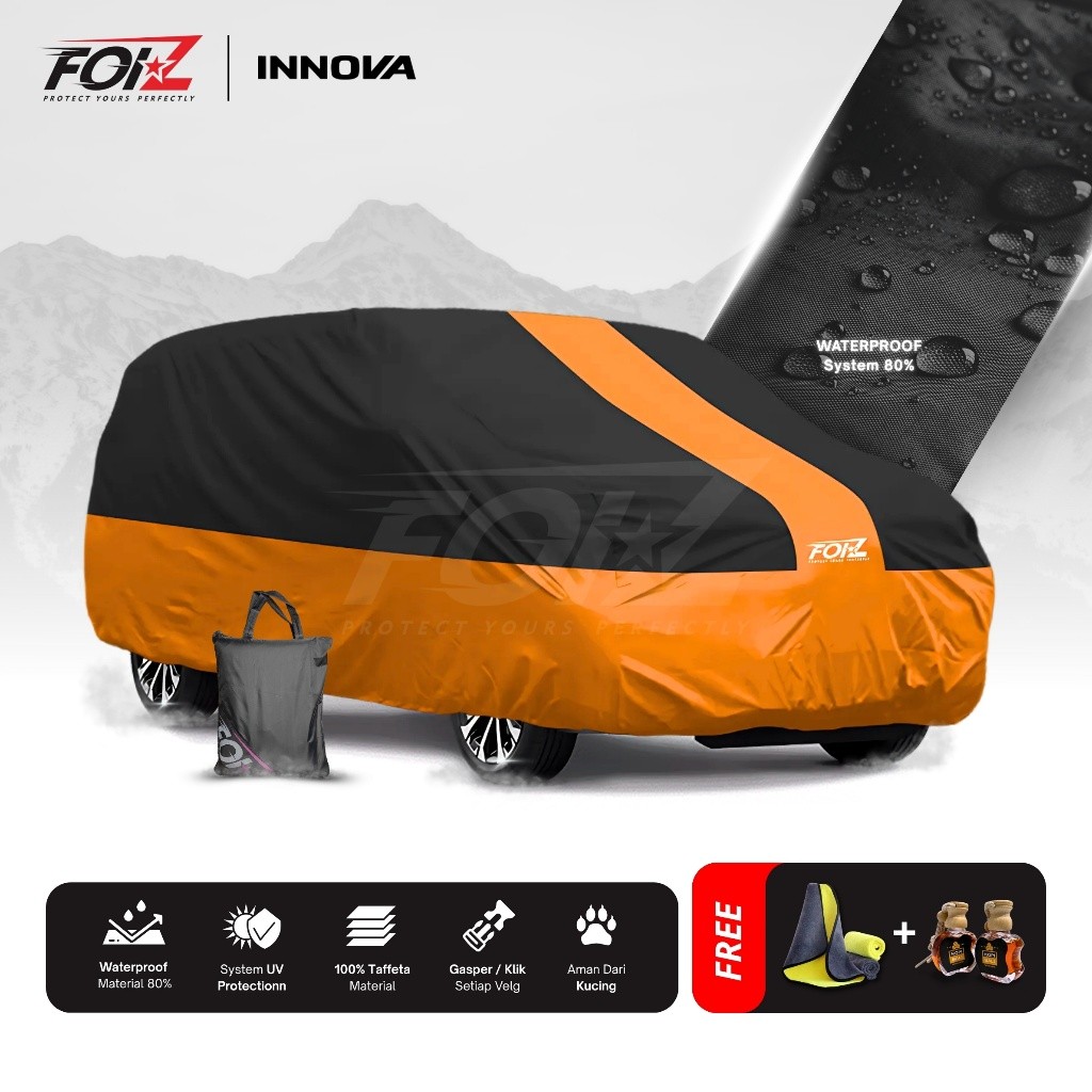 Jual DOF FOIZ Cover Penutup Mobil Outdoor Hitam List Kombinasi Toyota ...