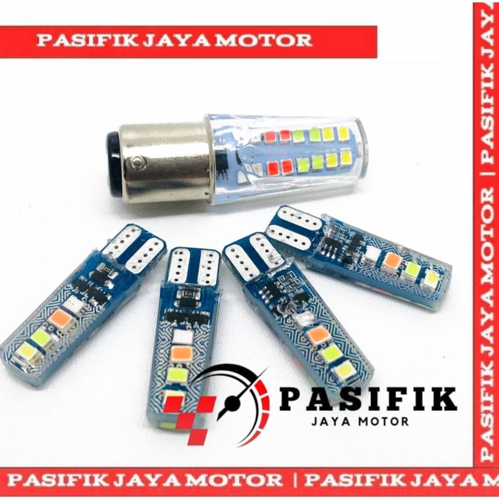 Jual PAKET LAMPU STOP REM BOLVAN PYRAMID RGBW LED & LAMPU SEIN SEN ...