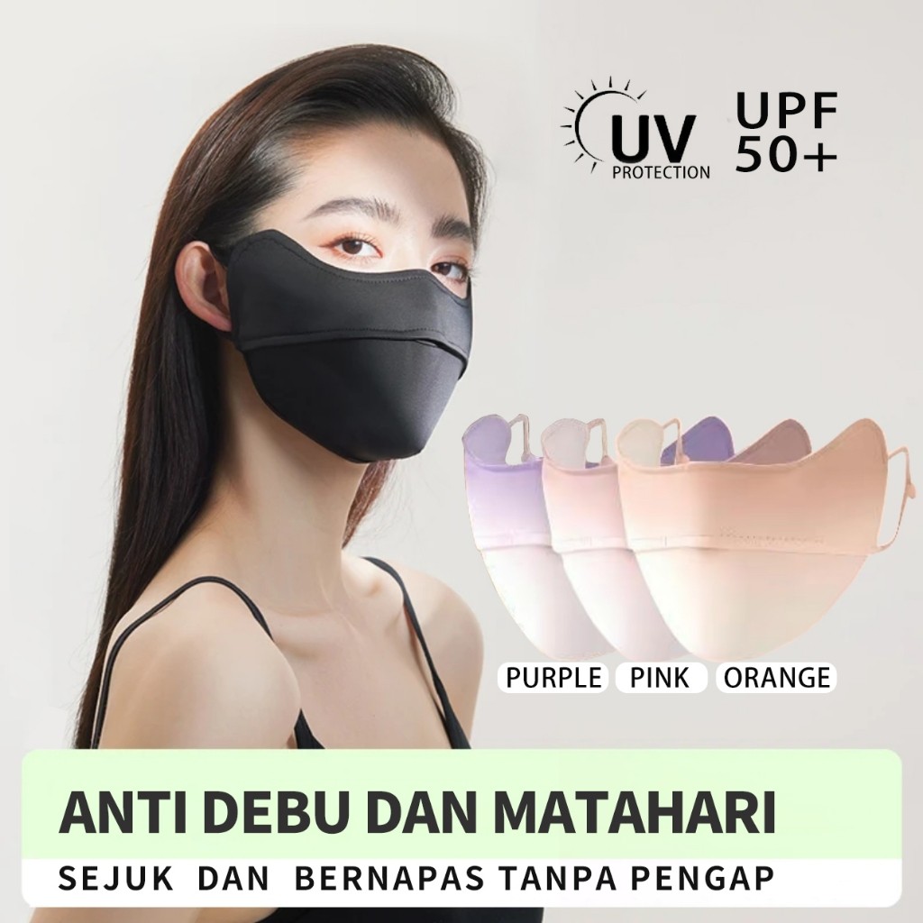 Jual Summer Mask Pelindung dari Paparan Sinar Ultraviolet UV UPF50 High ...