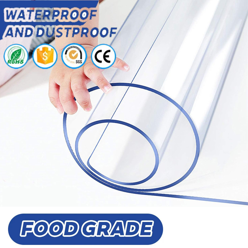 Jual PVC Bening Fleksibel Tebal 2mm 3mm 5mm Transparan Lembut Mika ...
