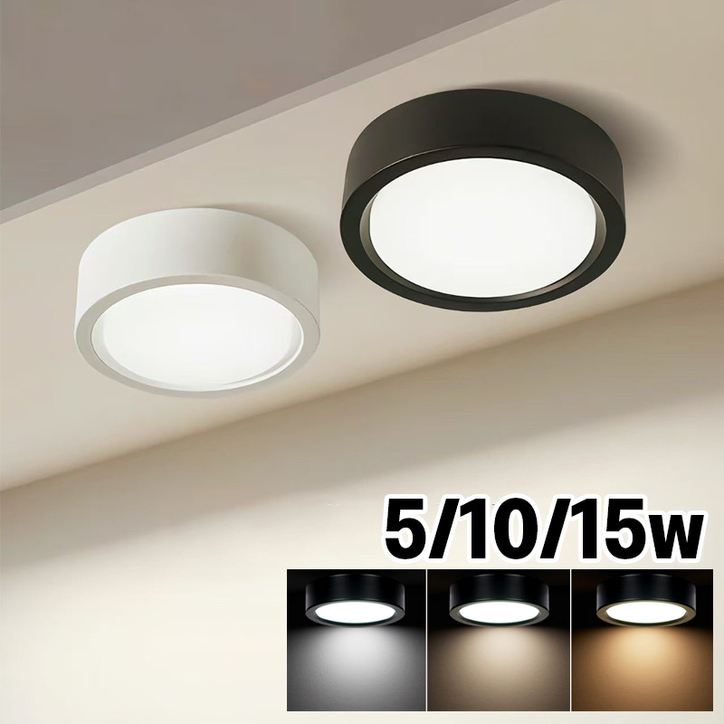 Jual 3 Warna Lampu Downlight Plafon Lampu Downlight LED Panel Lampu ...