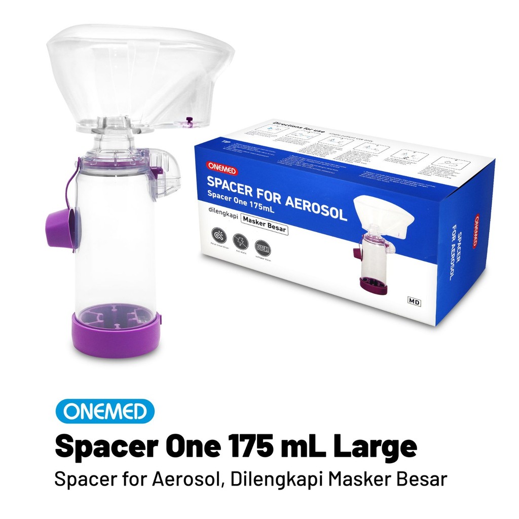 Jual ONEMED Aerospacer / Aerochamber / Corong Asma Besar | Spacer for ...