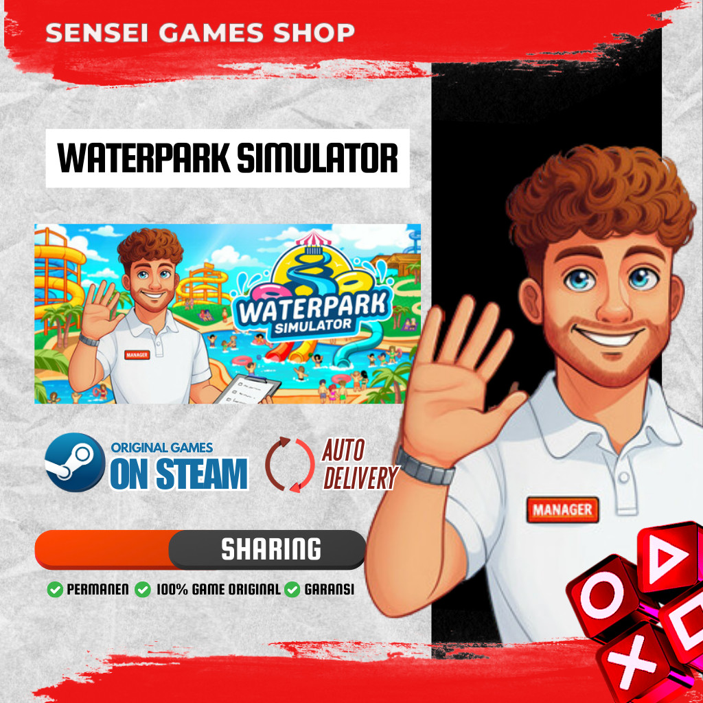 Jual [BONUS STEAM KEY] Waterpark Simulator / AUTO DELIVERY / STEAM ...