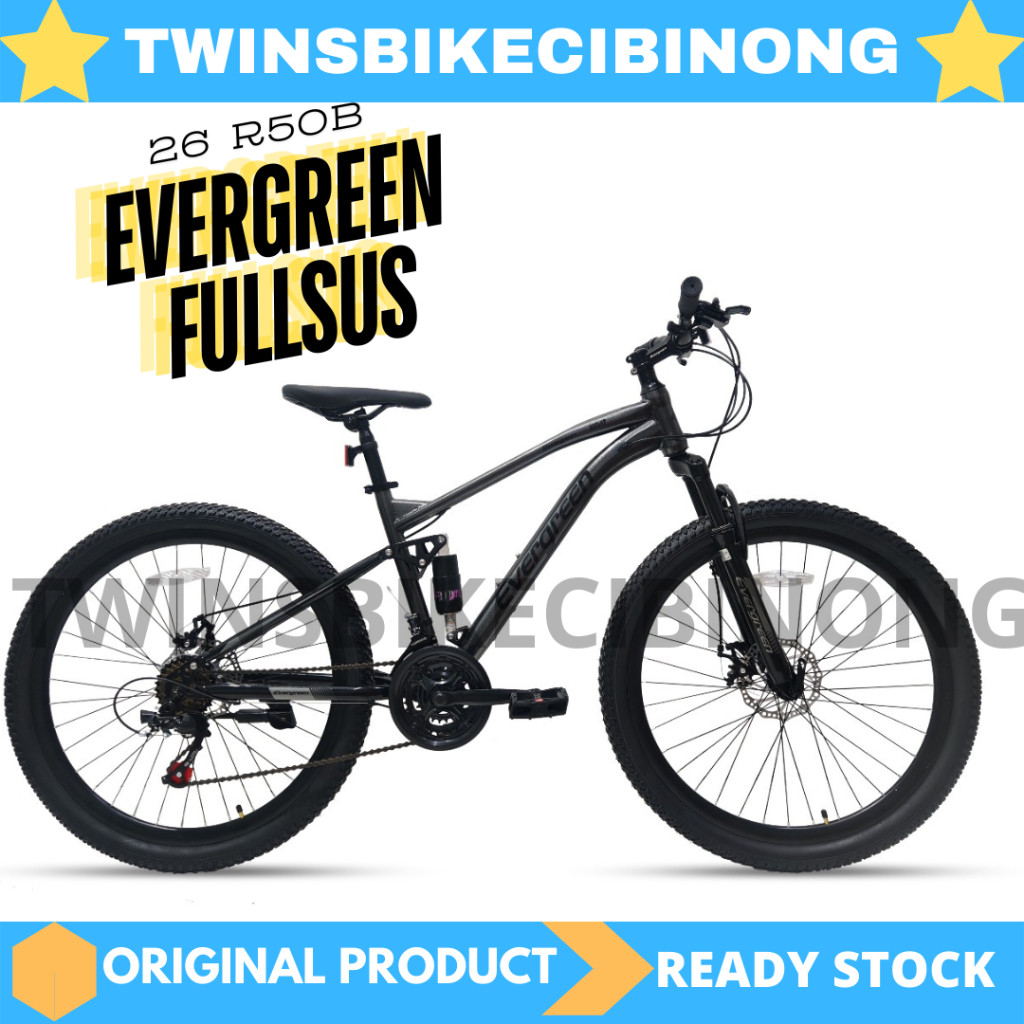 Jual Sepeda Gunung MTB 26 & 27,5 Inc Evergreen R50B /55 B | Shopee ...