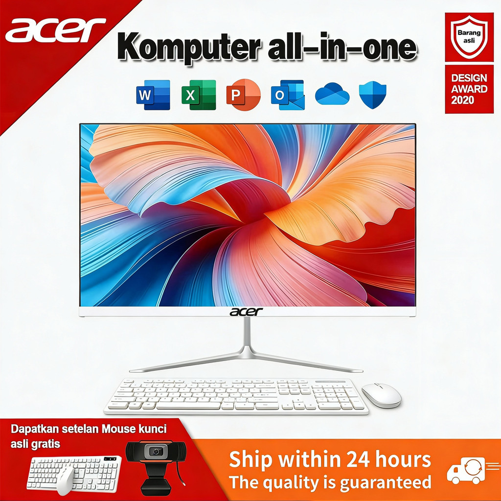 Jual Acer Komputer Full PC All-in-One Baru Terbaru HD Super Tipis Intel ...