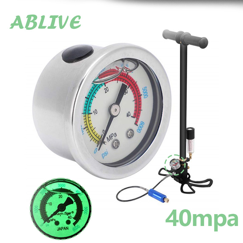 Jual Pressure Gauge Manometer Pompa Pcp 6000 Psi Pengukur Tekanan Udara ...