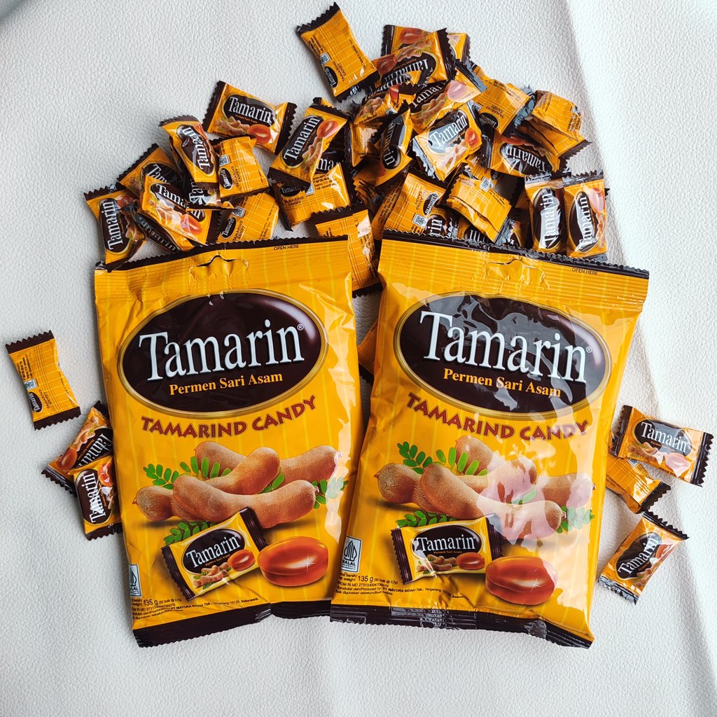 Jual Permen Tamarin Rasa Asam 50pcs/pack | Permen Tamarin 1pack 125g ...