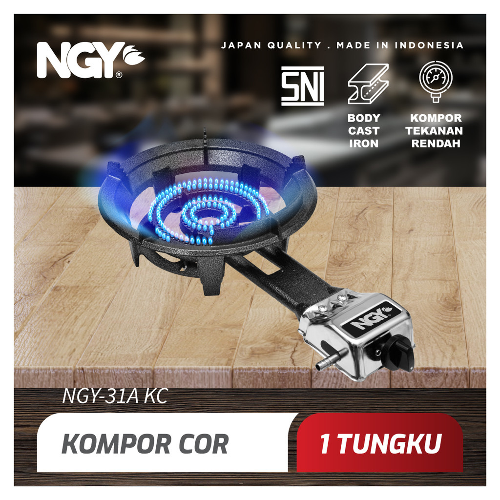 Jual NGY Commercial Gas Stove / Kompor Gas Komersil Cor Cast Iron ...