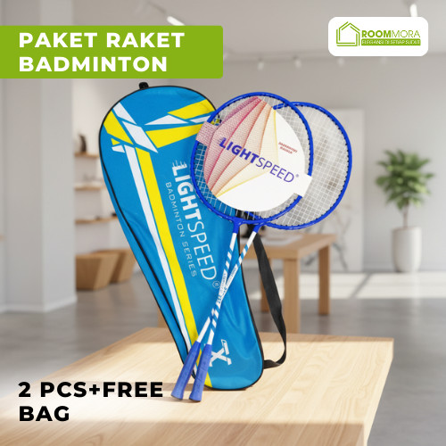 Jual Raket Badminton Original PAKET Isi 2 Pcs Raket Bulutangkis ...