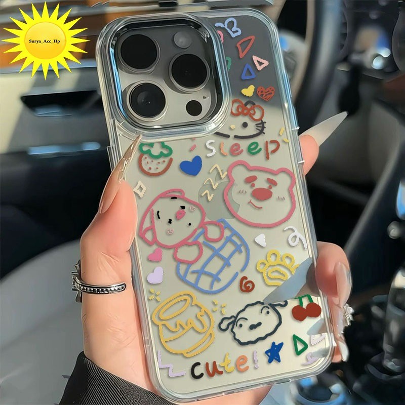 Jual The Pooh Motif Military Drop Clear Soft Case For Itel S26 Ultra ...