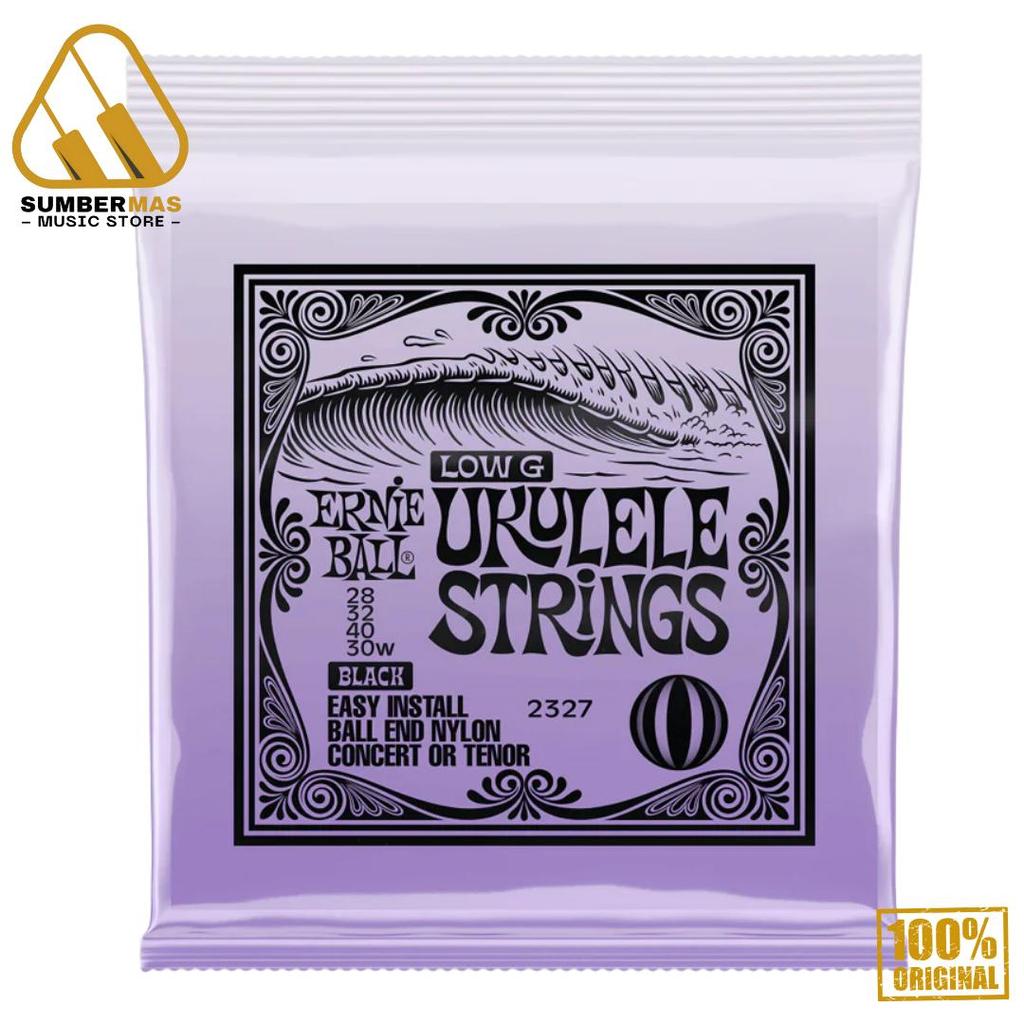 Jual Ernie Ball 2327 Concert/Tenor Nylon Ball End Low G Ukulele Strings ...