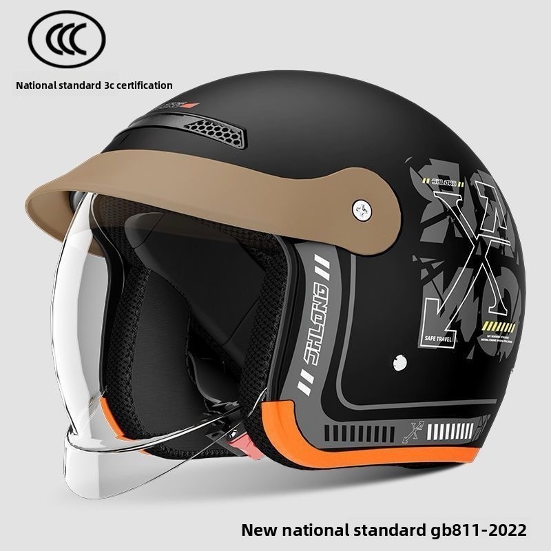 Jual Certified Electric Vehicle Motorcycle Helmet, Half Helmet, Warm ...