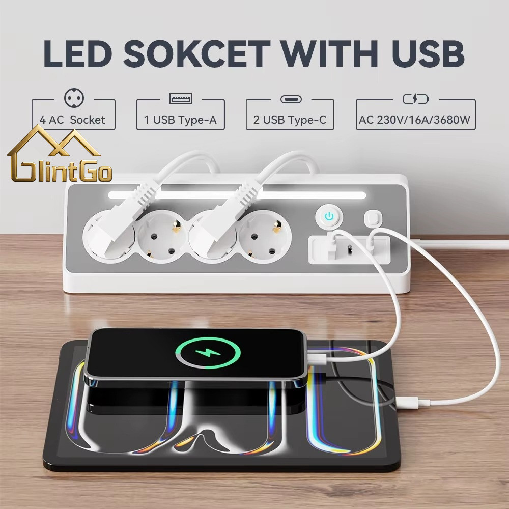 Jual Stop Kontak Multi Colokan Dinding 1USB Stop Kontak Dinding Soket ...