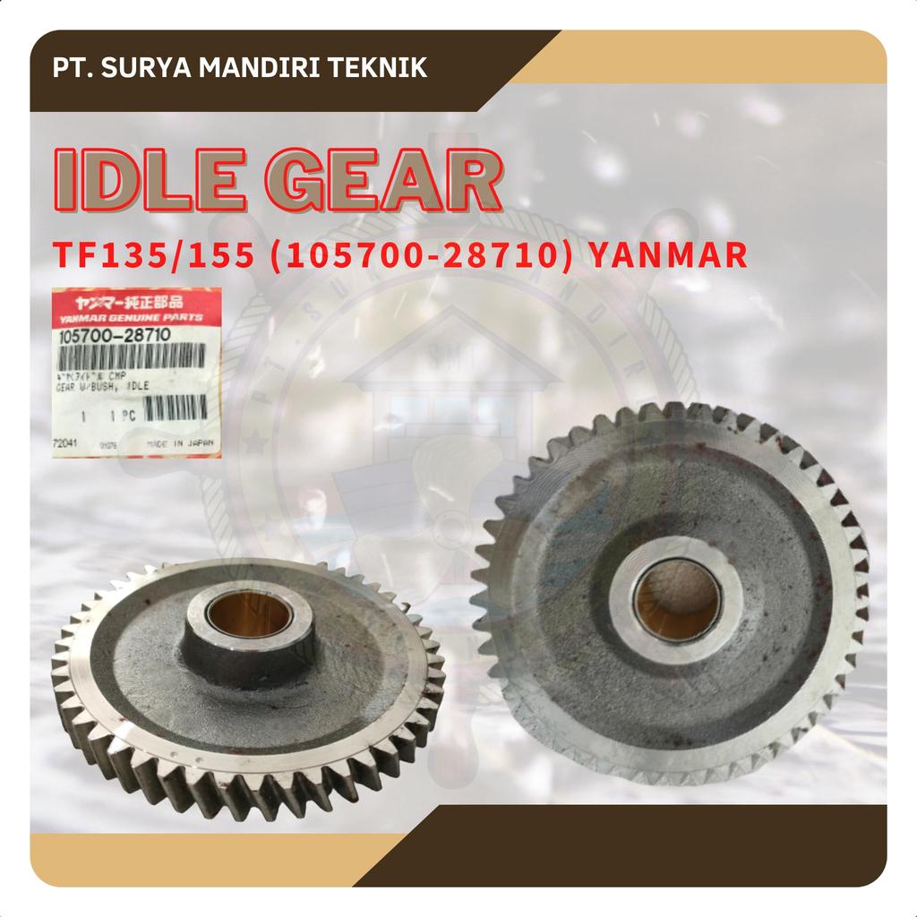 Jual IDLE GEAR TF135/155 105700-28710 YANMAR ASLI GENUINE | Shopee ...