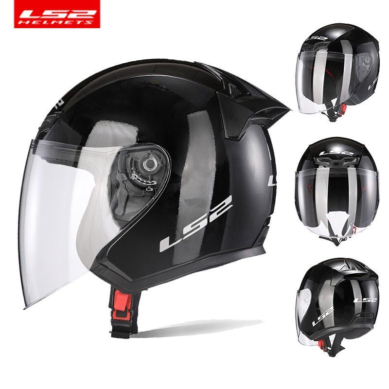 Jual LS2 Men Women Motorcycle Helmet Open Face Light Weight Biker ...