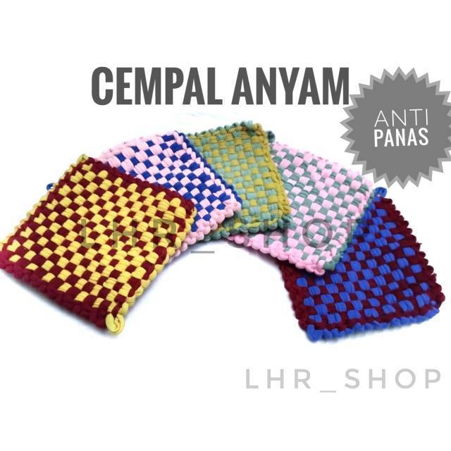 Jual LAP RAJUT CEMPAL Kain Lap Pegangan Penahan Anti Panas Panci Wajan ...