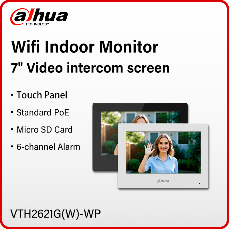 Jual Dahua 7 WiFi Indoor Monitor Smart Home Video Intercom VTO System ...