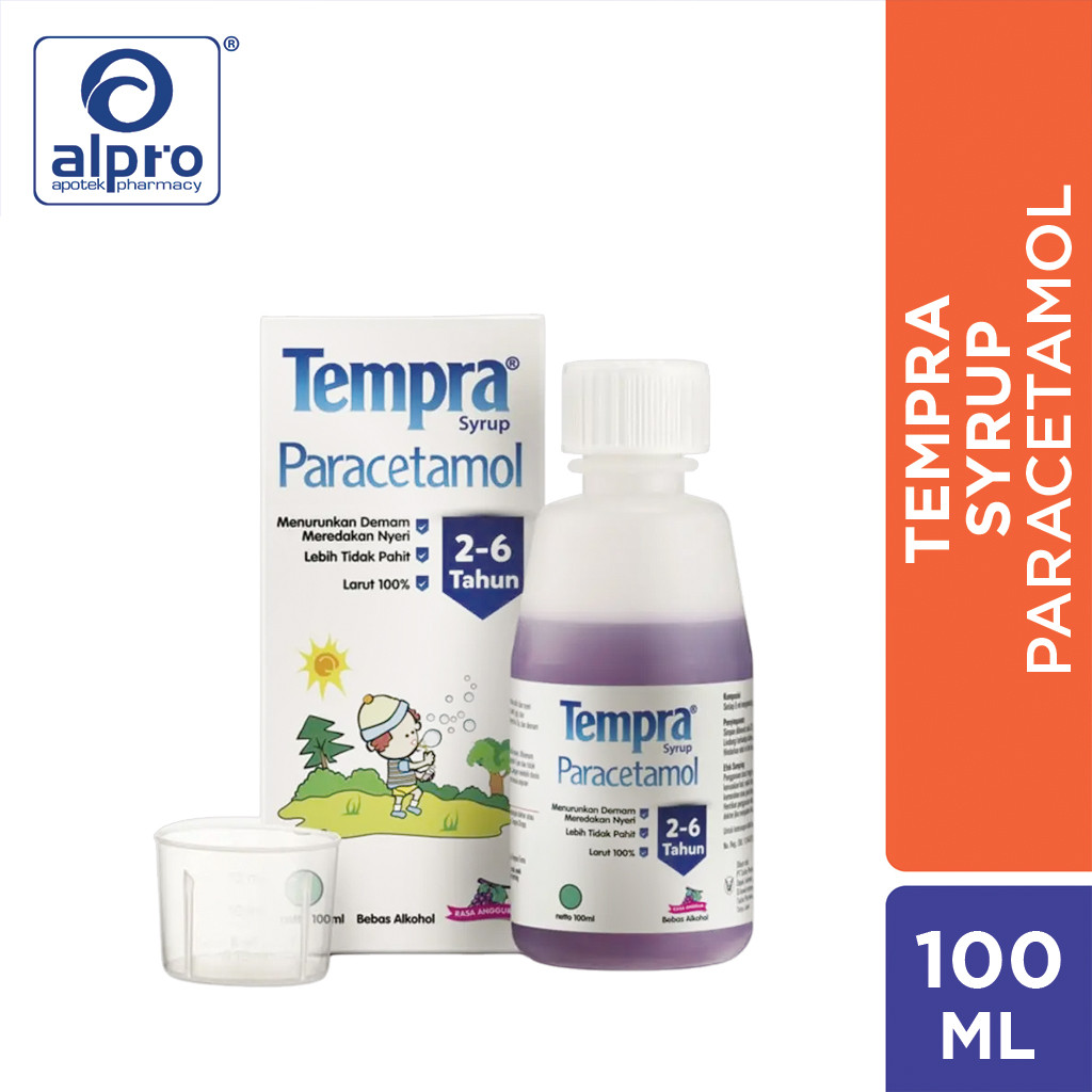 Jual Tempra Syrup Obat Meredakan Nyeri 100 Ml | Shopee Indonesia