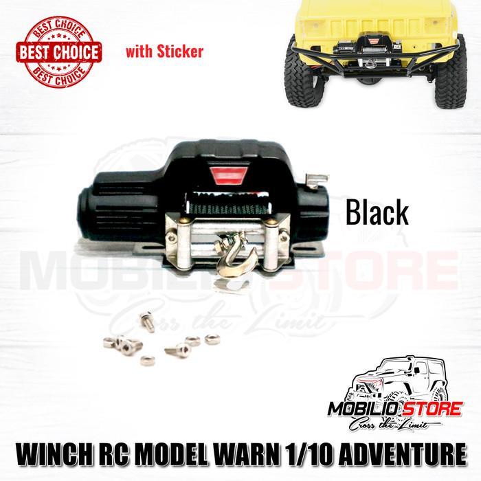 Jual Winch RC Model Warn Rock Crawler Adventure 1:10 Scale - Black ...