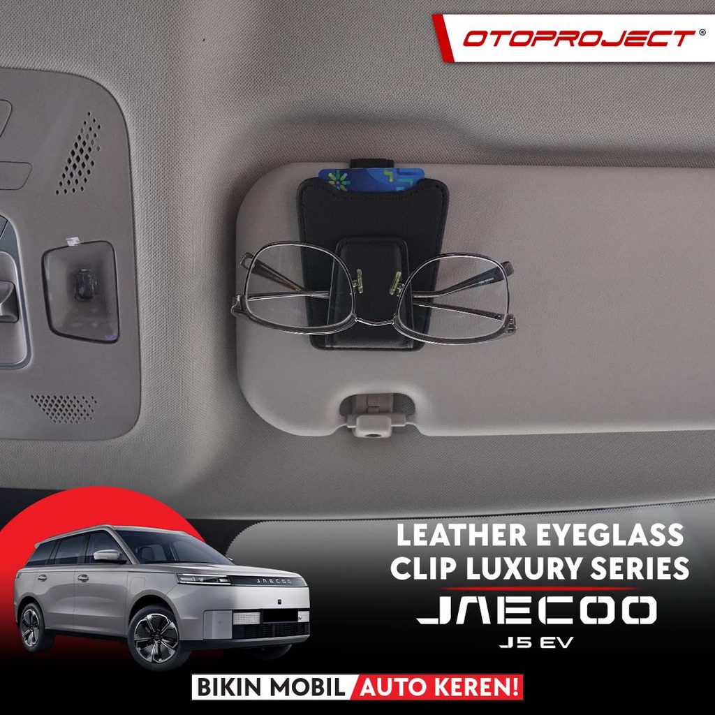 Jual Otoproject Car Eyeglasses Clip With Card Holder 002 Jaecoo J5 EV ...