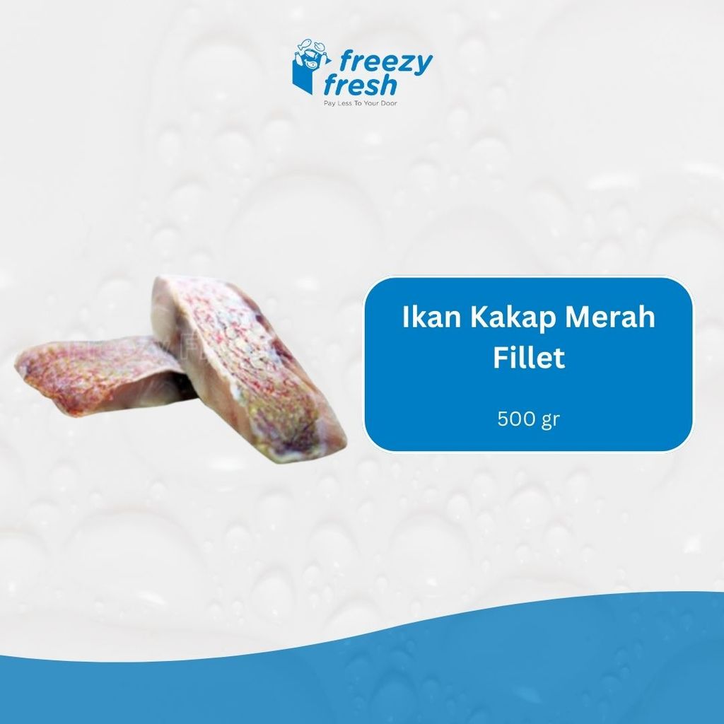 Jual Ikan Kakap Merah Fillet (Red Snapper) 500 Gram | Shopee Indonesia