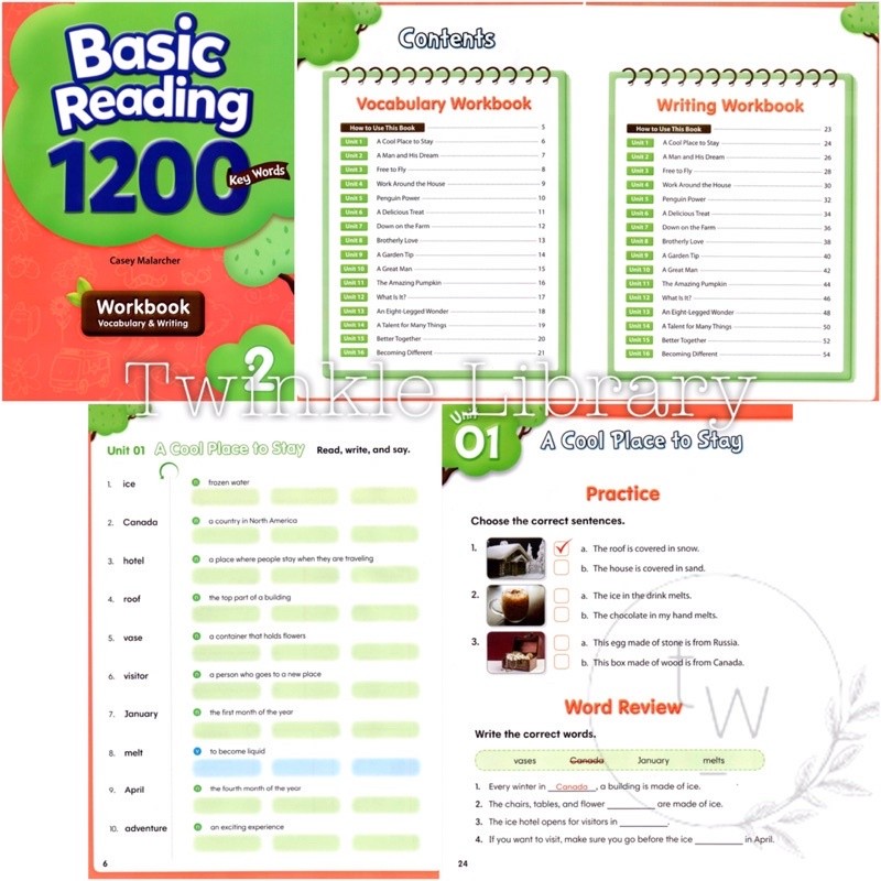 Jual KS Basic Reading 1200 Key Words 1 2 3 Textbook + Audio & Wokbook | Buku Latihan Membaca ...