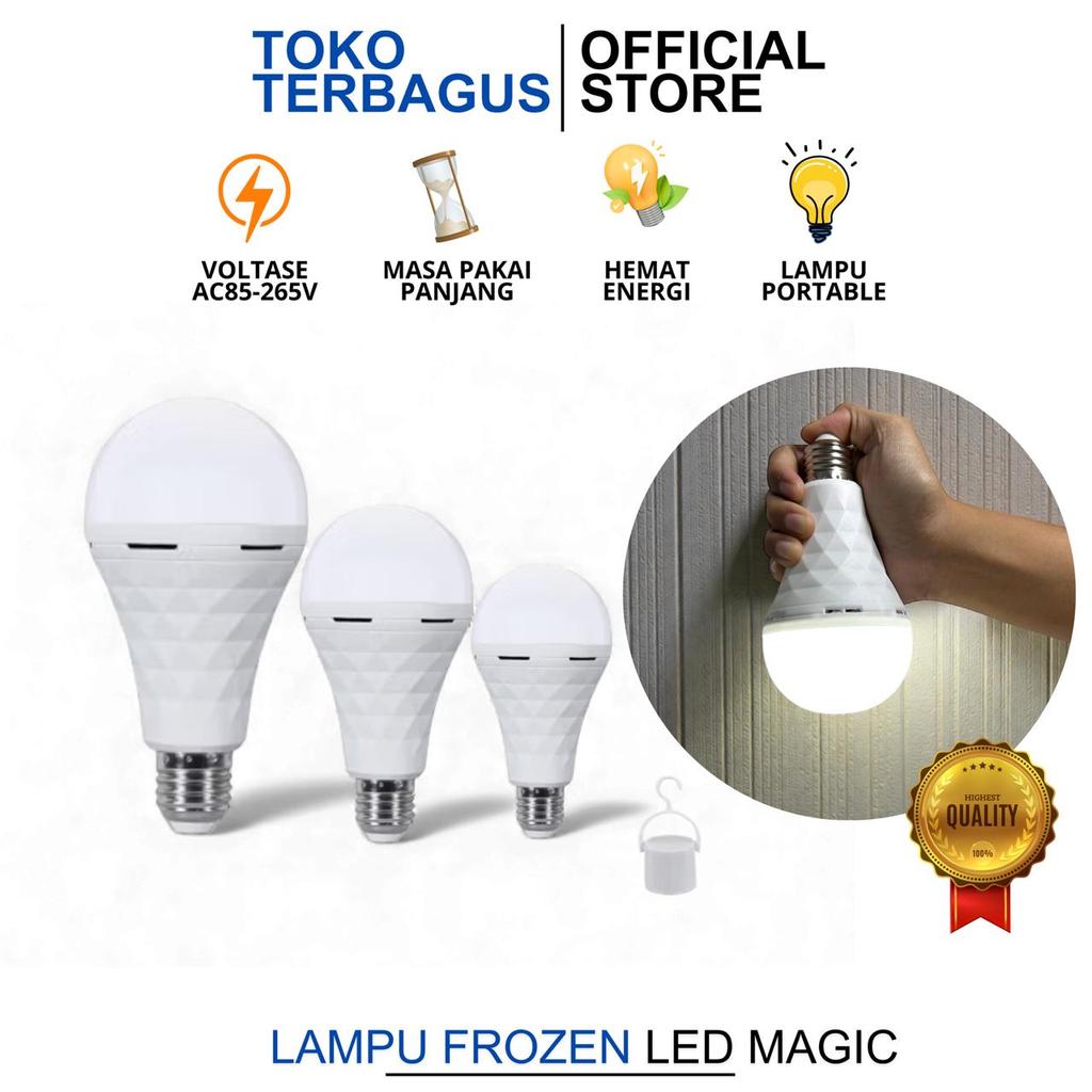 Jual Lampu Frozen LED Magic Bohlam Emergency AC85-256V Fitting E27 ...