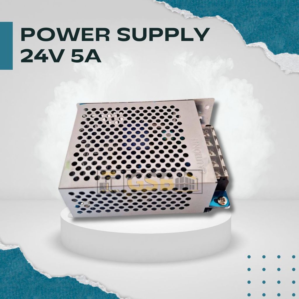 Jual PSU SMPS 24V 5A 120 Watt Input Wide Range 110V 220V Output DC 24V ...