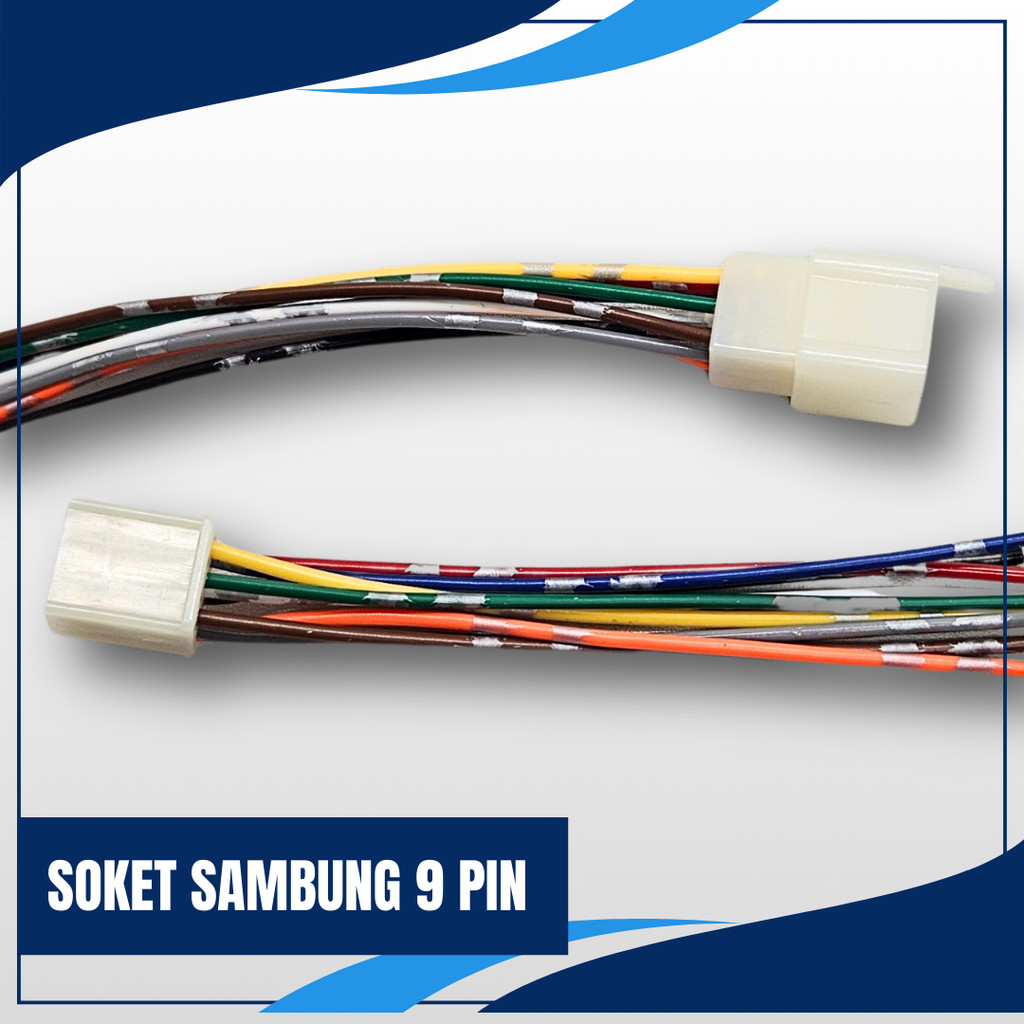 Jual Soket Sambungan Kabel 9 Pin - Soket Konektor Kabel 9 Pin | Shopee ...