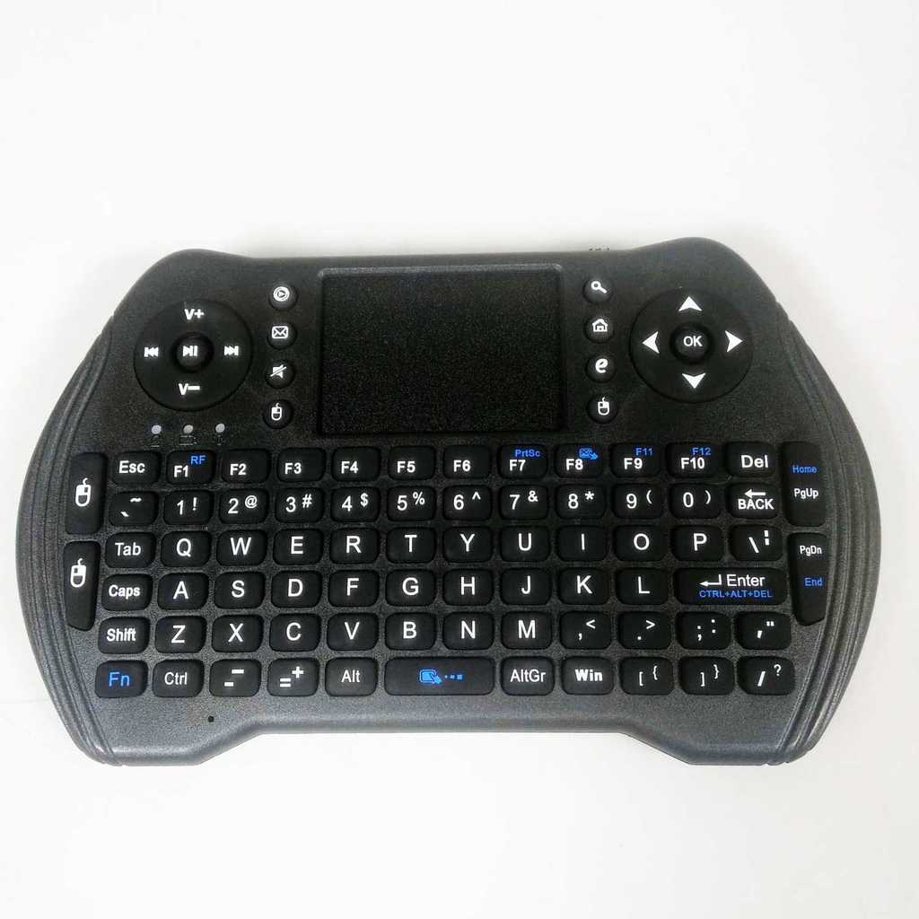 Jual Keyboard Wireless Mini 2.4GHz Rechargeable with Touchpad Air Mouse ...