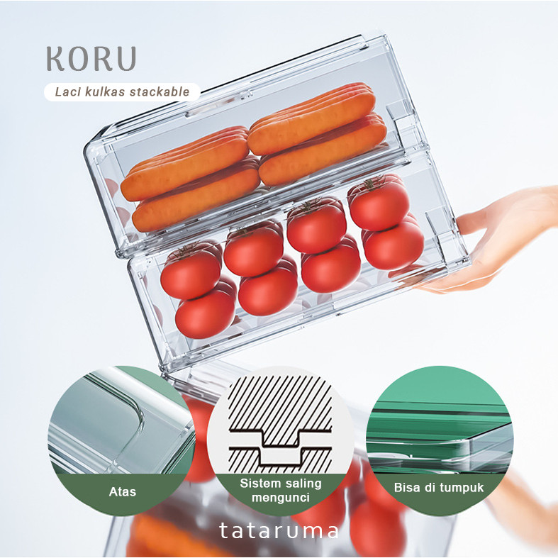 Jual SP TATARUMA Koru - Kotak Kontainer Tempat Penyimpanan Toples Laci ...