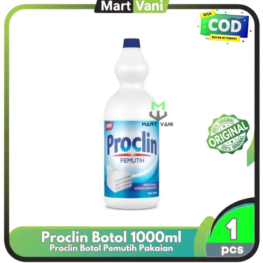 Jual Proclin Bottle 1000ml - Proclin Botol Pemutih Pakaian 1000ml ...