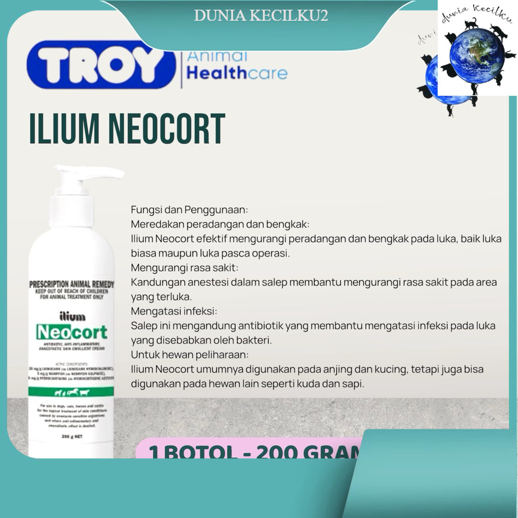 Jual Ilium Neocort Cream illium Anti Radang / Anti Nyeri / Painkiller ...