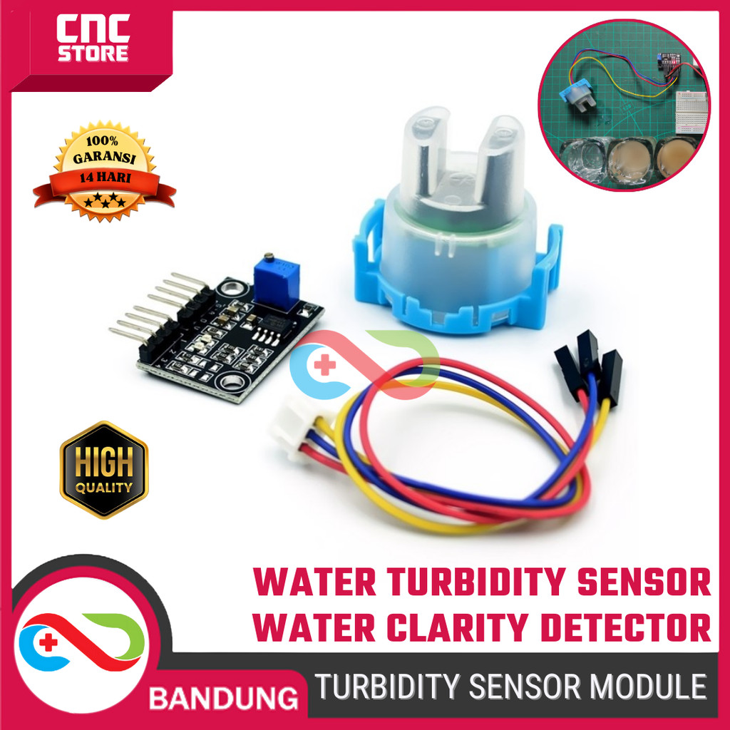Jual Turbidity Sensor Module – Sensor Kekeruhan Air / Kejernihan Air untuk Arduino ...