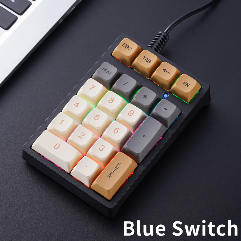 Jual APAYADO T21 Number Keyboard 21Key Wired Mechanical Number Keyboard ...