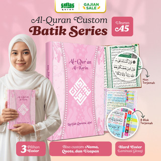 Jual Says Quran - Al Quran Aesthetic A5 Custom Nama Batik Premium ...