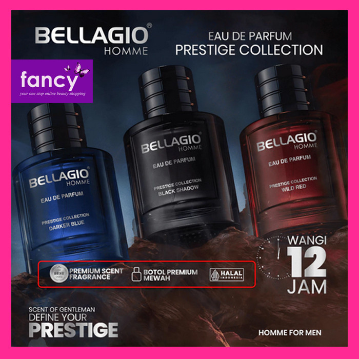 Jual BELLAGIO Eau De Parfum Prestige Collection 50 ml | Darker Blue ...