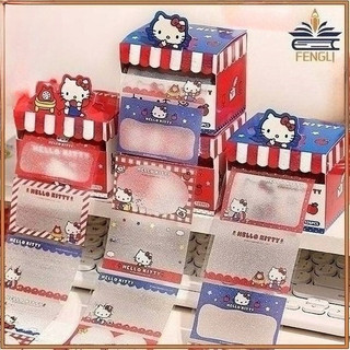 Jual FENGLI Kertas Catatan Tarik Semi-transparan Kartun Hello Kitty ...
